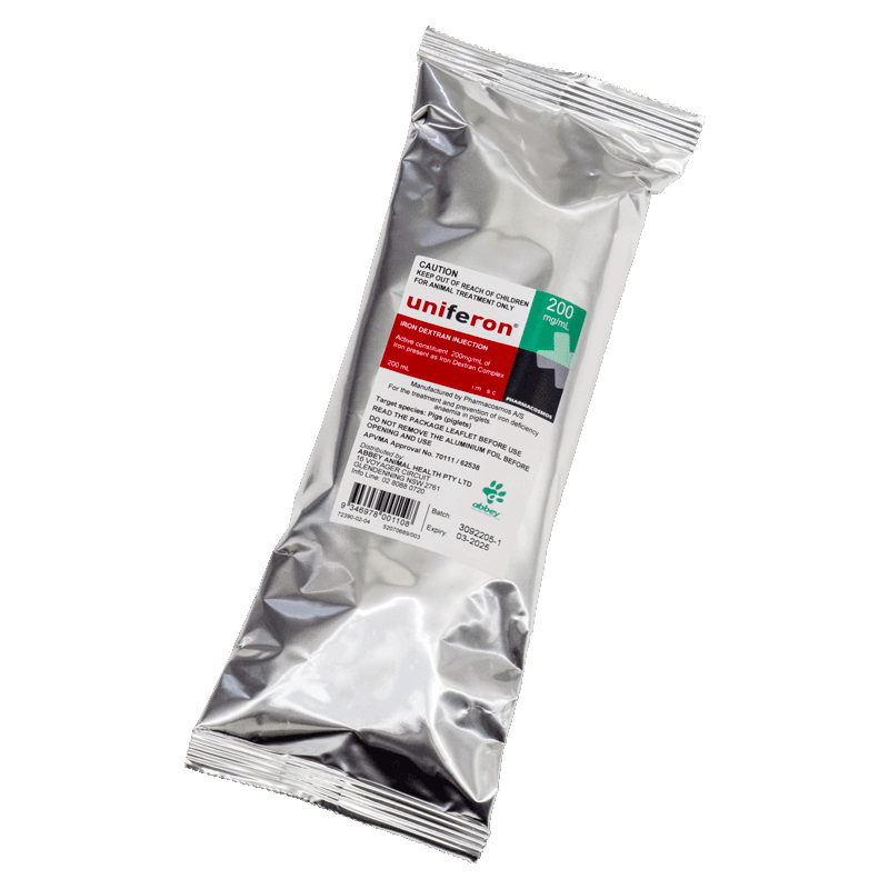 Uniferon 200 Injection - ProSwine